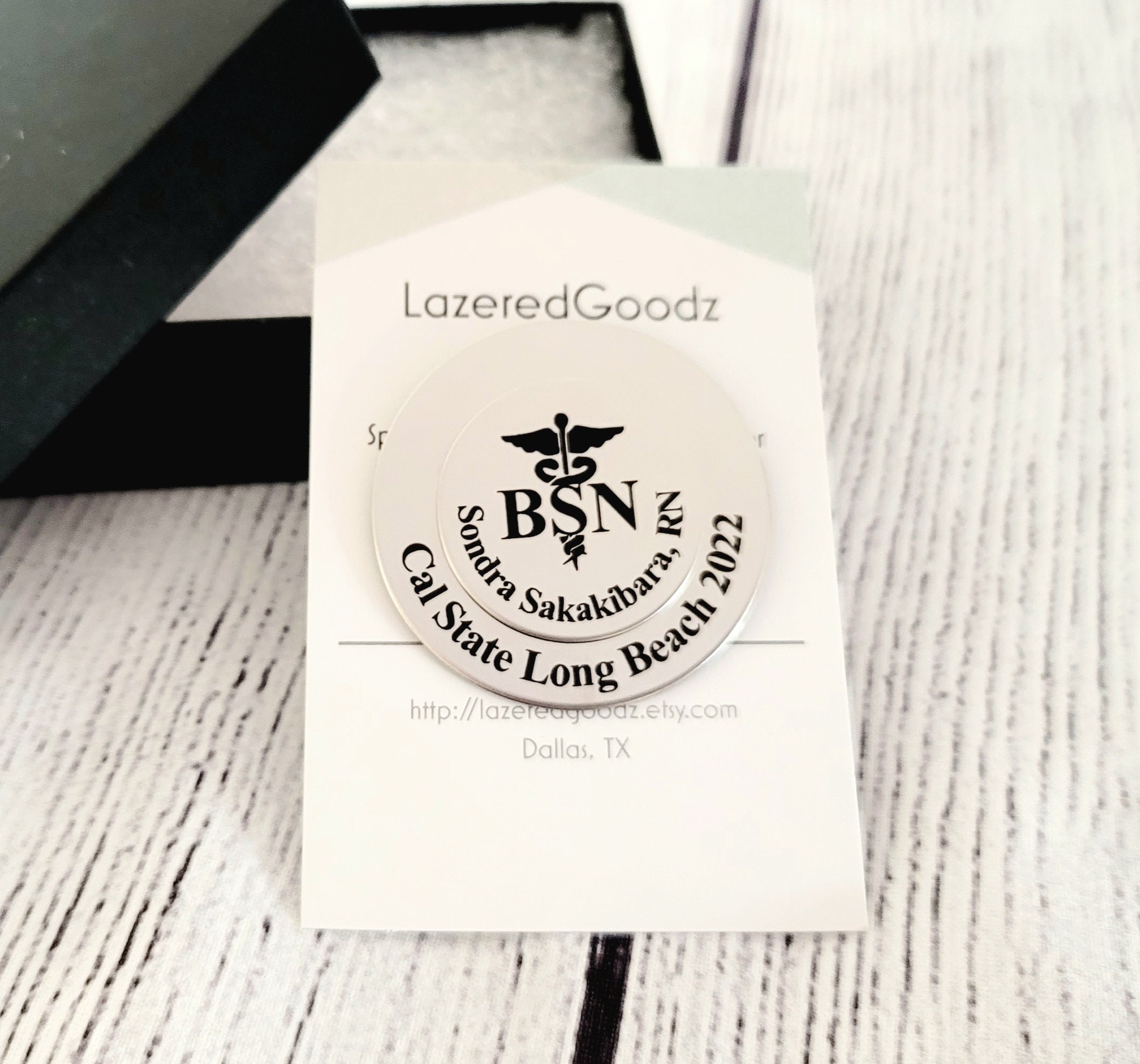 Engraved RN Pin Nurse Pin Nurse Pinning Ceremony Pinning - Etsy