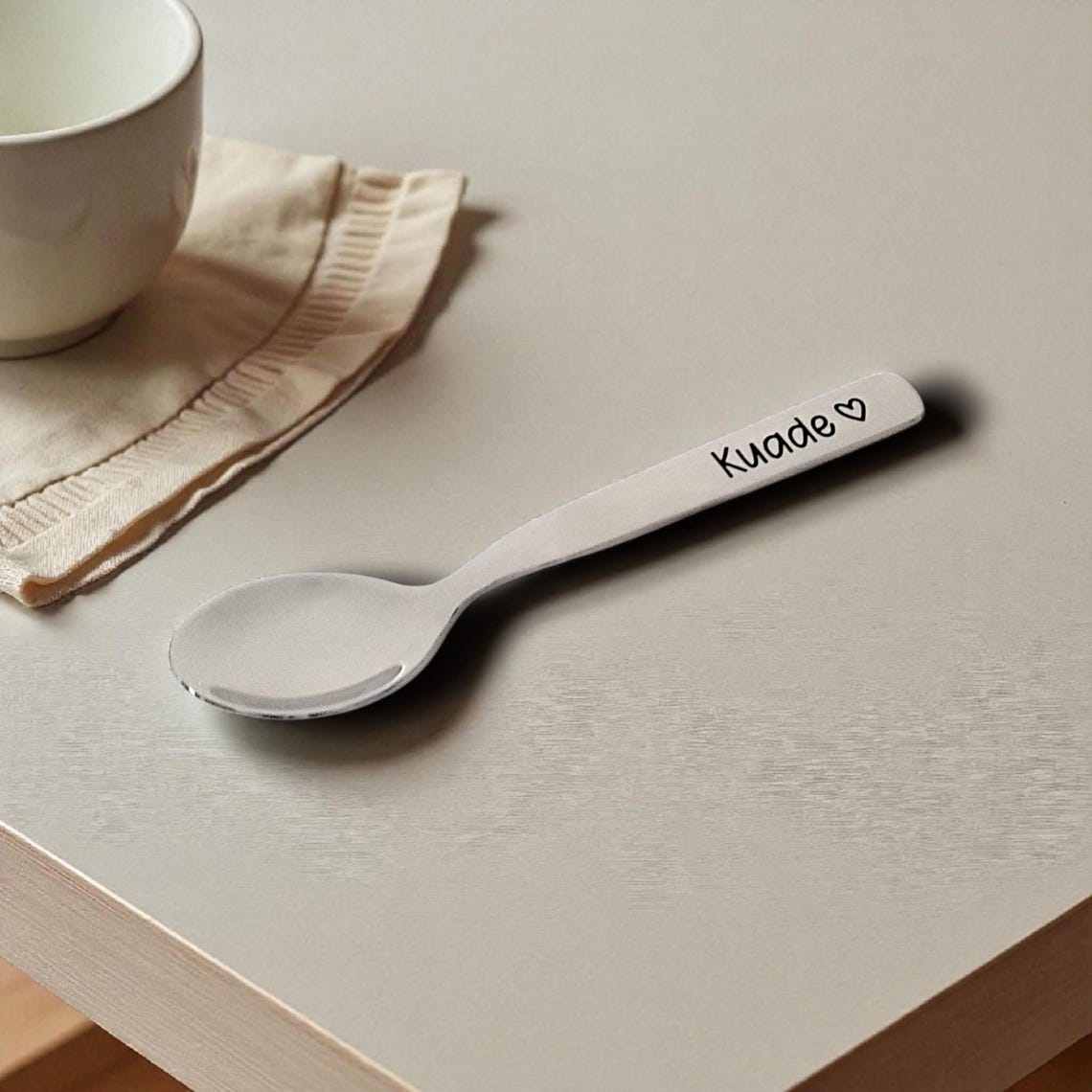 Custom Toddler Size Spoon - Baby Spoon Shower Gift - Personalized Kid ...