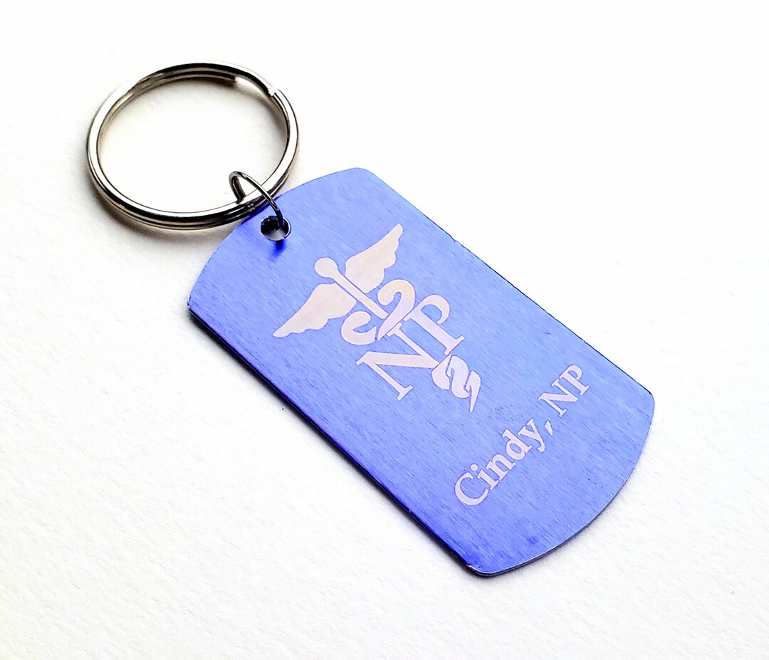 Nurse Practitioner Keychain - NP Keychain - Keychain for NP - NP Gift ...