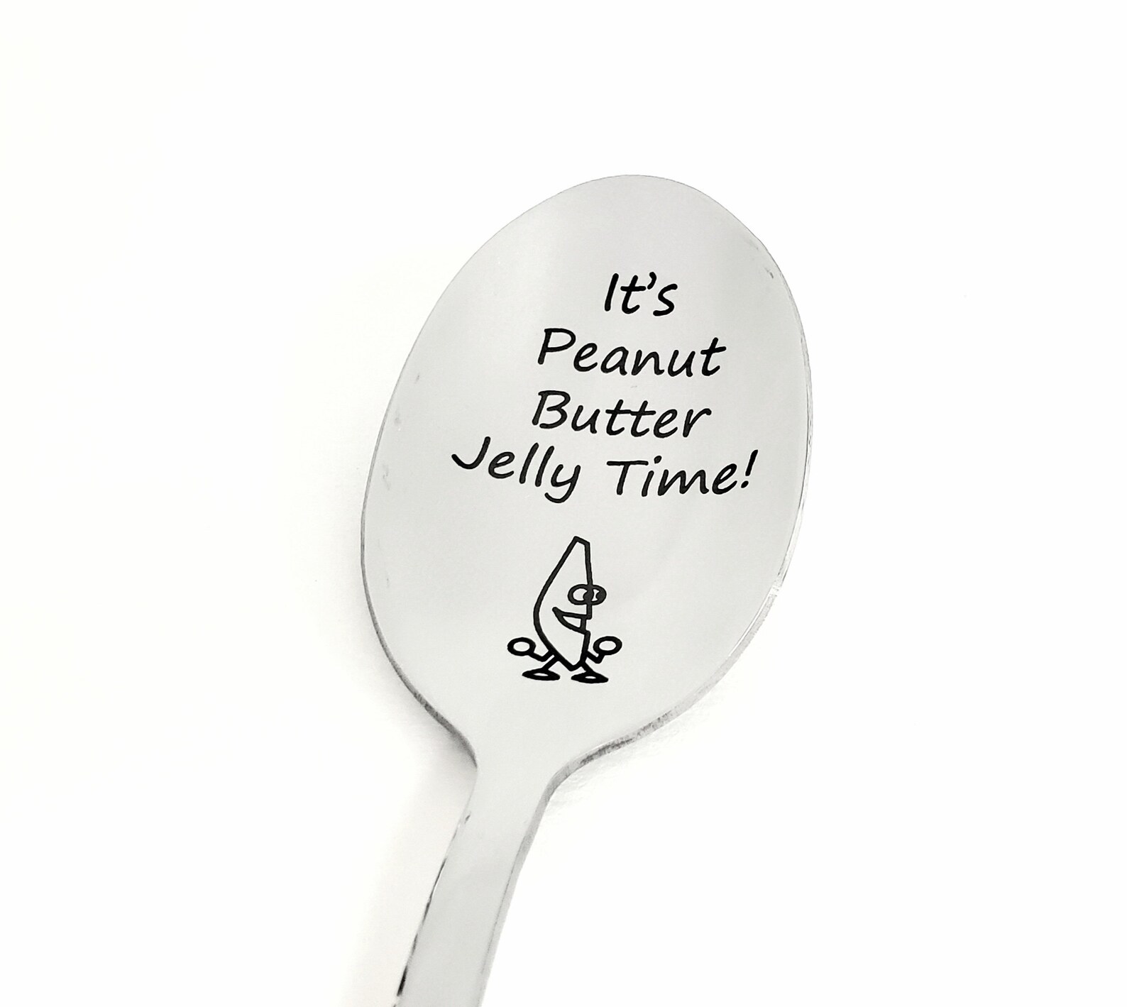 Peanut Butter Jelly Time Spoon Engraved Spoon PB&J Spoon | Etsy