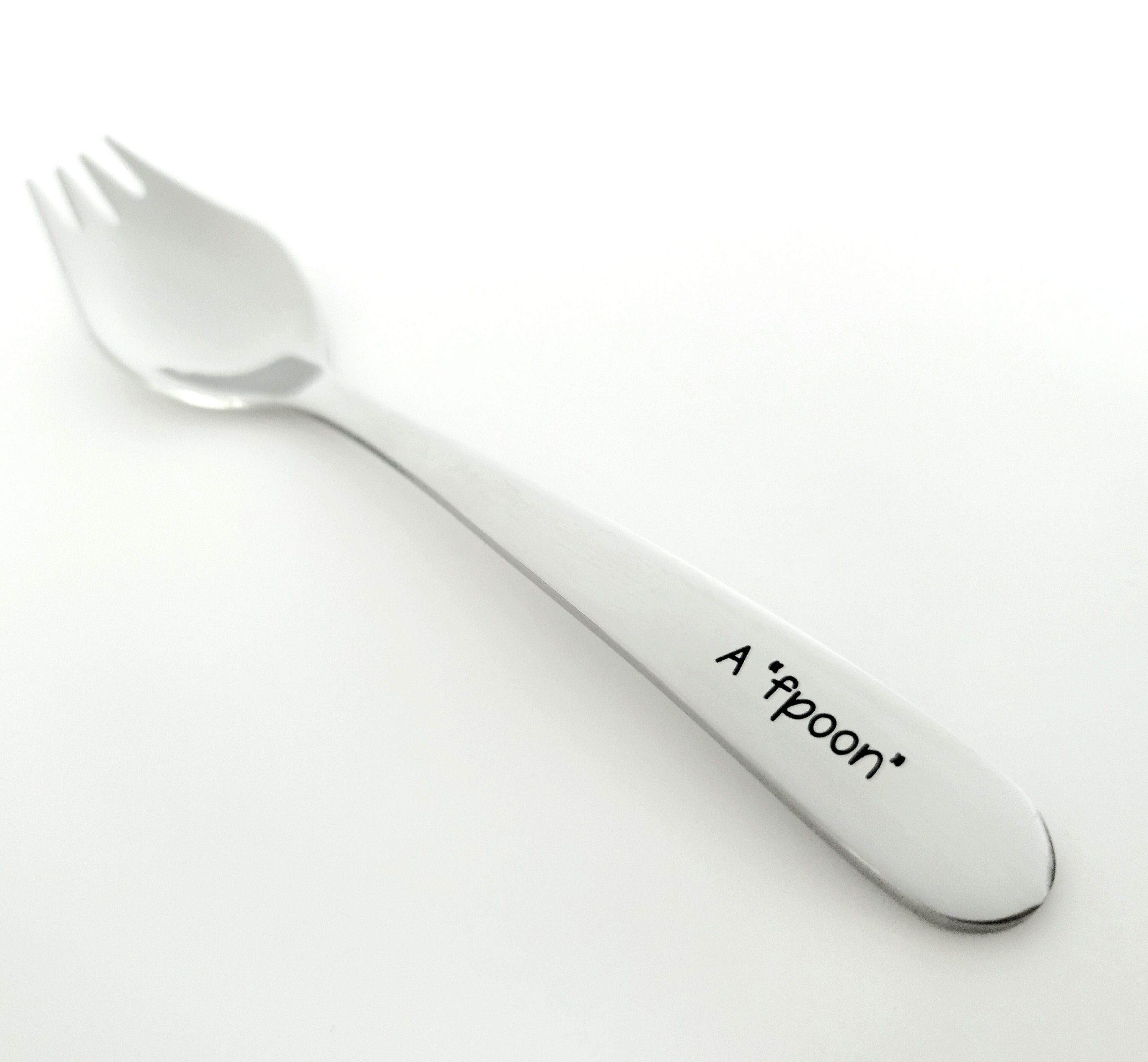 Custom Kid Spork - Kid Spoon Fork Gift - Personalized Kid Spork ...