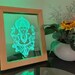 Ganesh Ganesha LED Frame Hindu House Warming Gift Ganesh - Etsy