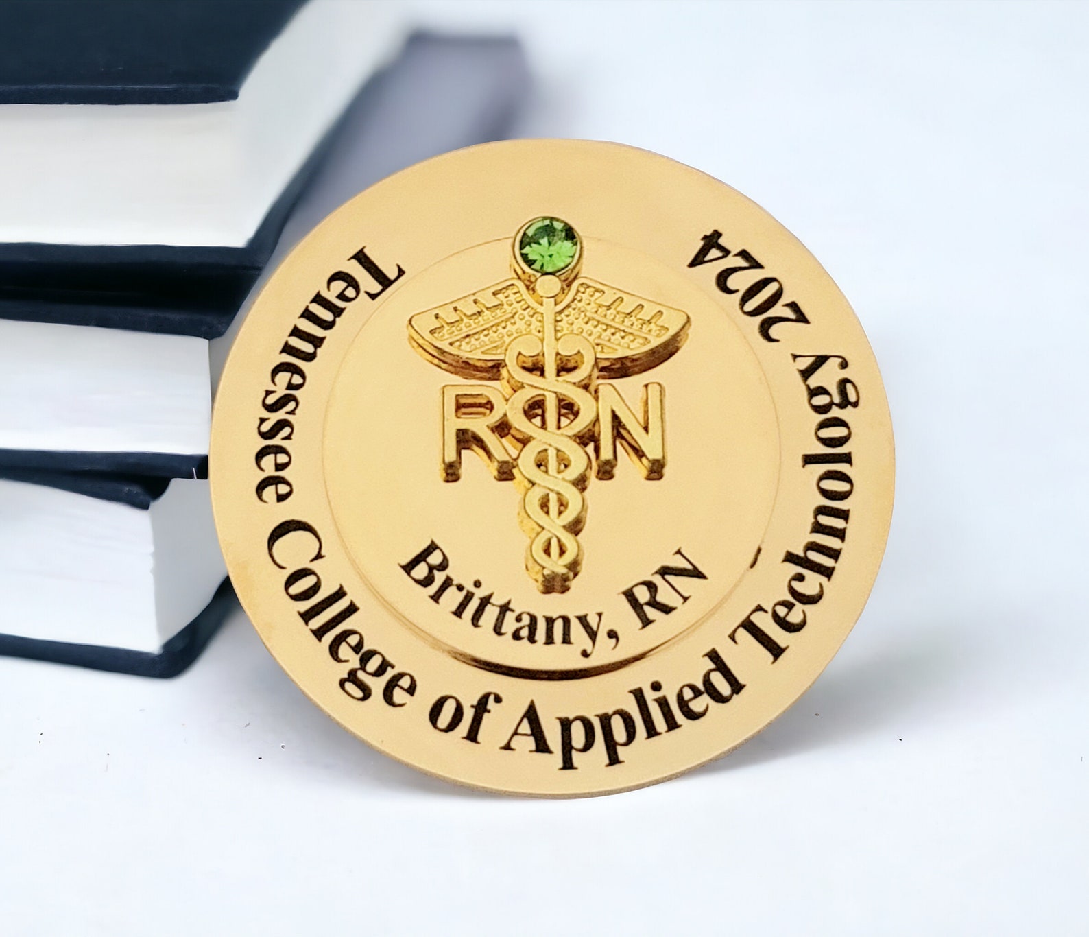 RN BSN Nurse Graduation Pin - Gold Layered Nurse Pin - Pinning Ceremony ...