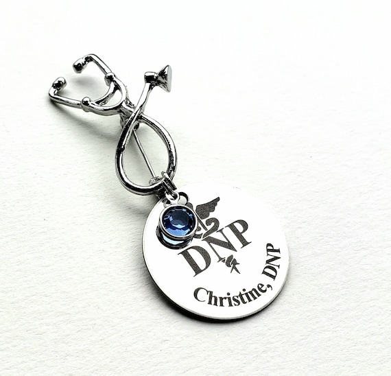 DNP Pin Nurse Graduation Pin Stethoscope Pin Pinning | Etsy