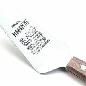 Pumpkin Pie - Spatula Gift - Pumpkin Pie Recipe Spatula - Pumpkin Pie ...