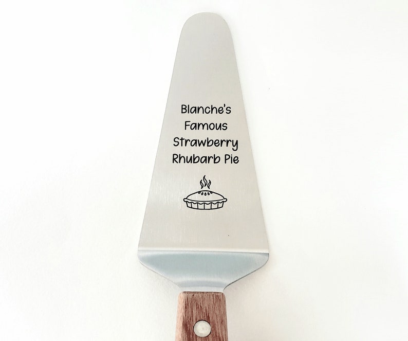 Custom Engraved Pie Spatula Custom Pie Server for Contest - Etsy
