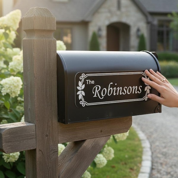 Mailbox Name Plate - Etsy
