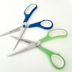 Engraved Adult Scissors Personalized Cutting Scissors Teacher Scissors ...