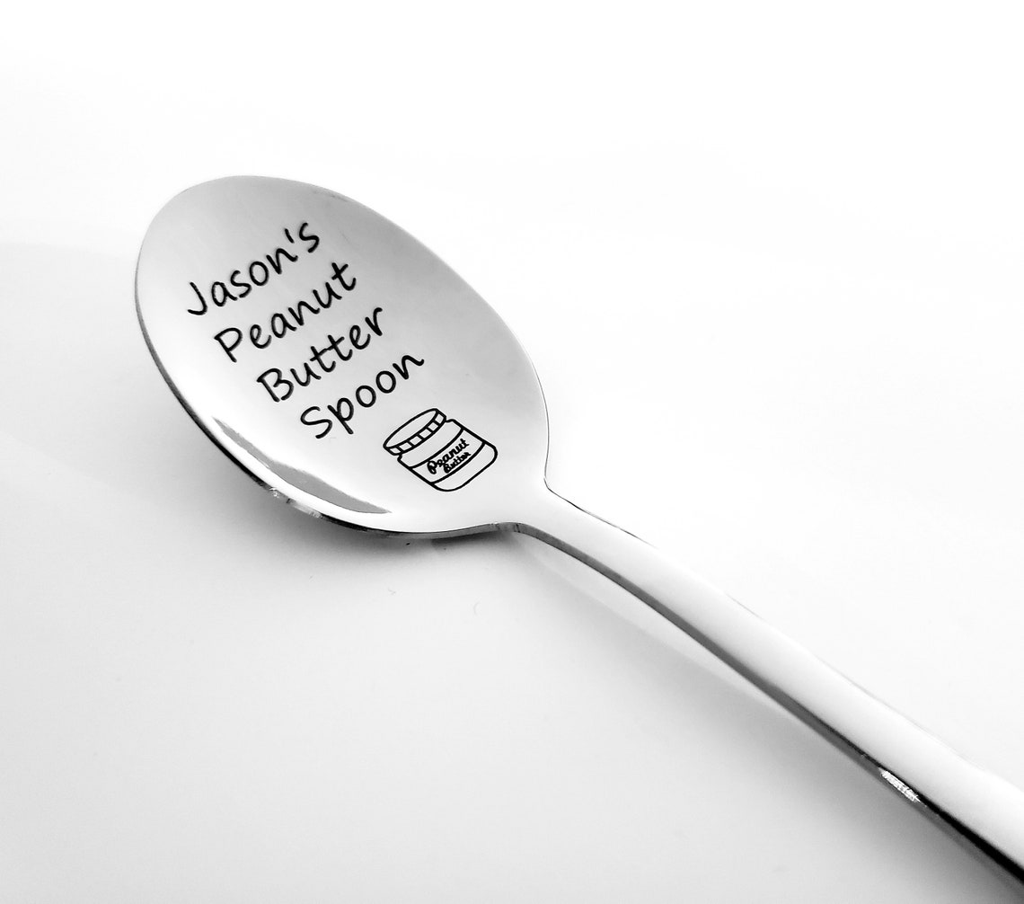 Personalized Peanut Butter Spoon Engraved Peanut Butter - Etsy