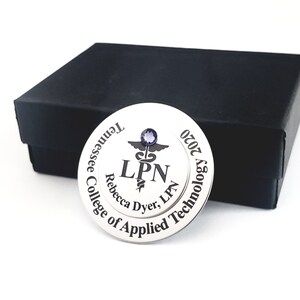 Engraved LPN Pin - Licensed Practical Nurse Pin - Nurse Pinning ...