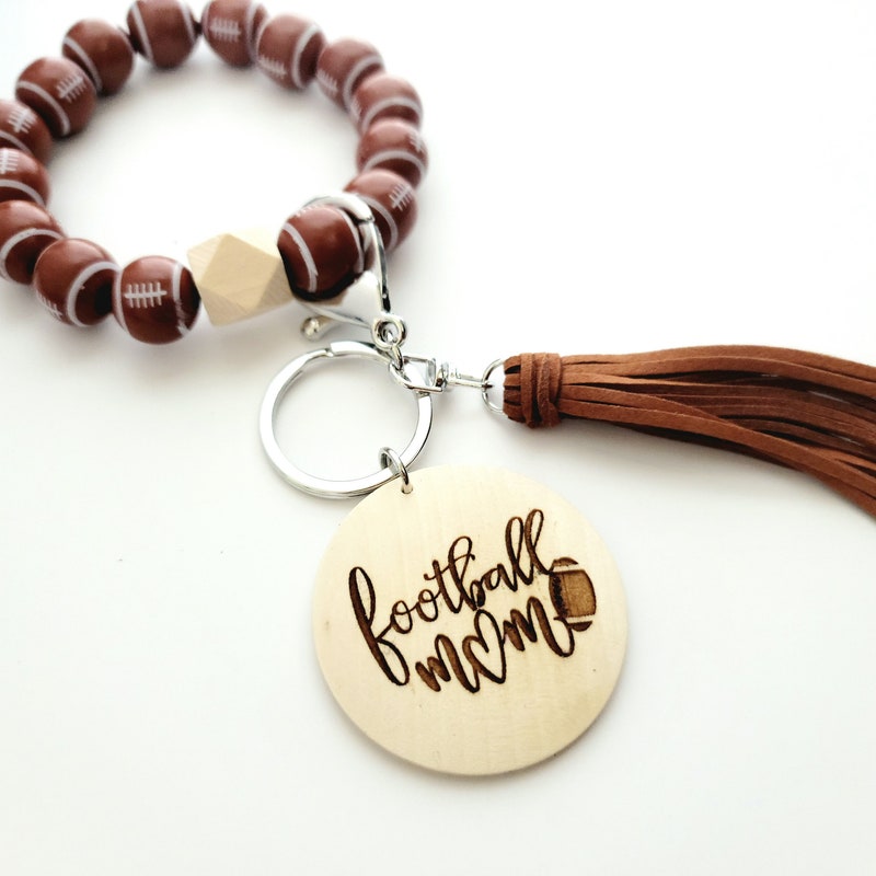 Football Keychain - Etsy