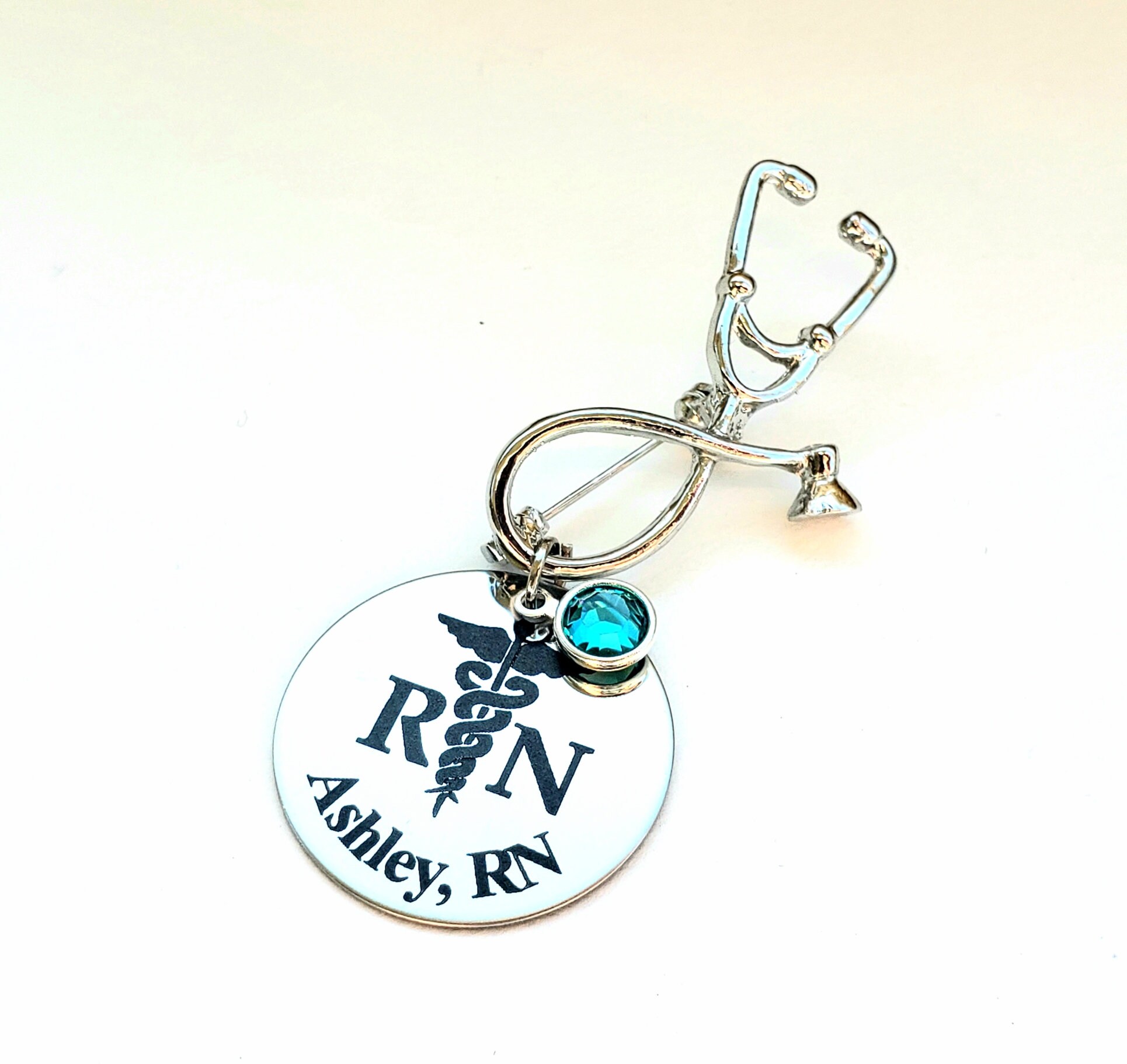 RN Pin Nurse Graduation Pin Stethoscope Pin Pinning - Etsy