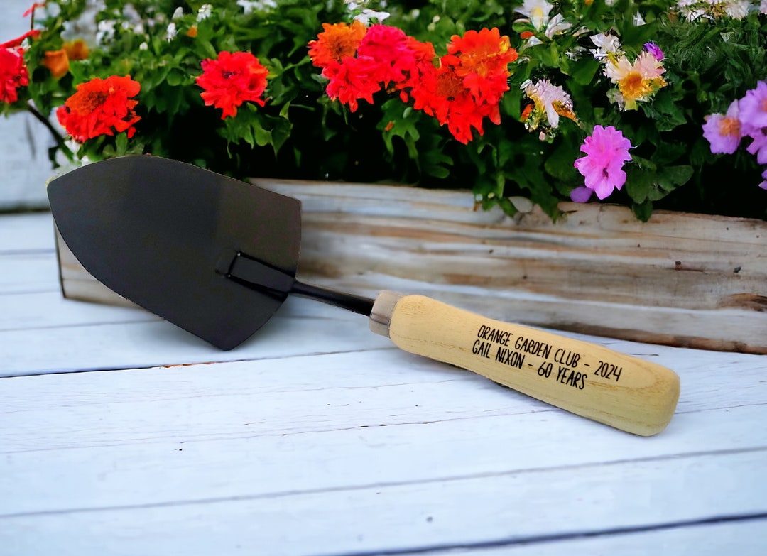 Personalized Garden Trowel - Custom Garden Tool Set - Personalized ...