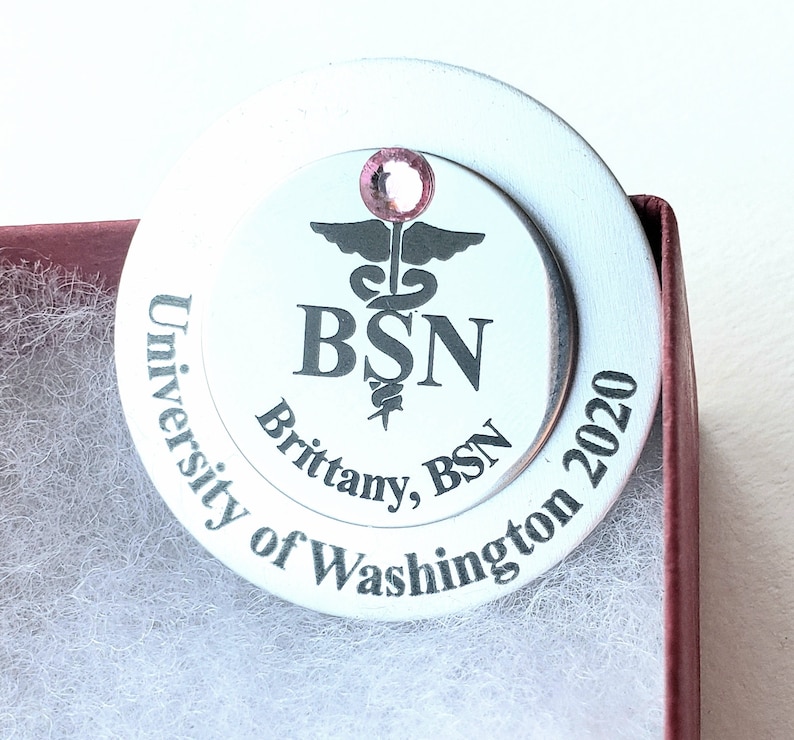 Engraved BSN Pin - Nurse Pin - Nurse Pinning Ceremony - Pinning ...