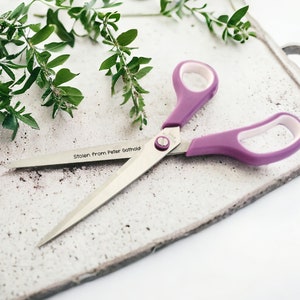 Engraved Adult Scissors - Personalized Cutting Scissors - Teacher ...