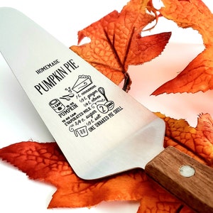Pumpkin Pie - Spatula Gift - Pumpkin Pie Recipe Spatula - Pumpkin Pie ...