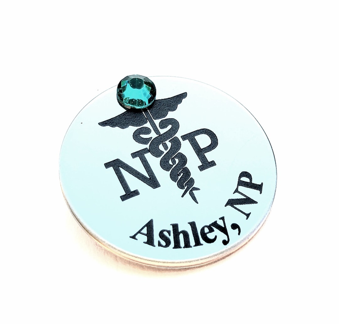 Engraved NP Pin Nurse Pin Nurse Pinning Ceremony Custom NP Pin Nurse ...