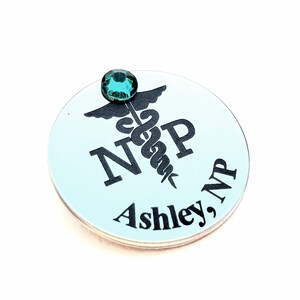 Engraved NP Pin Nurse Pin Nurse Pinning Ceremony Custom NP Pin Nurse ...