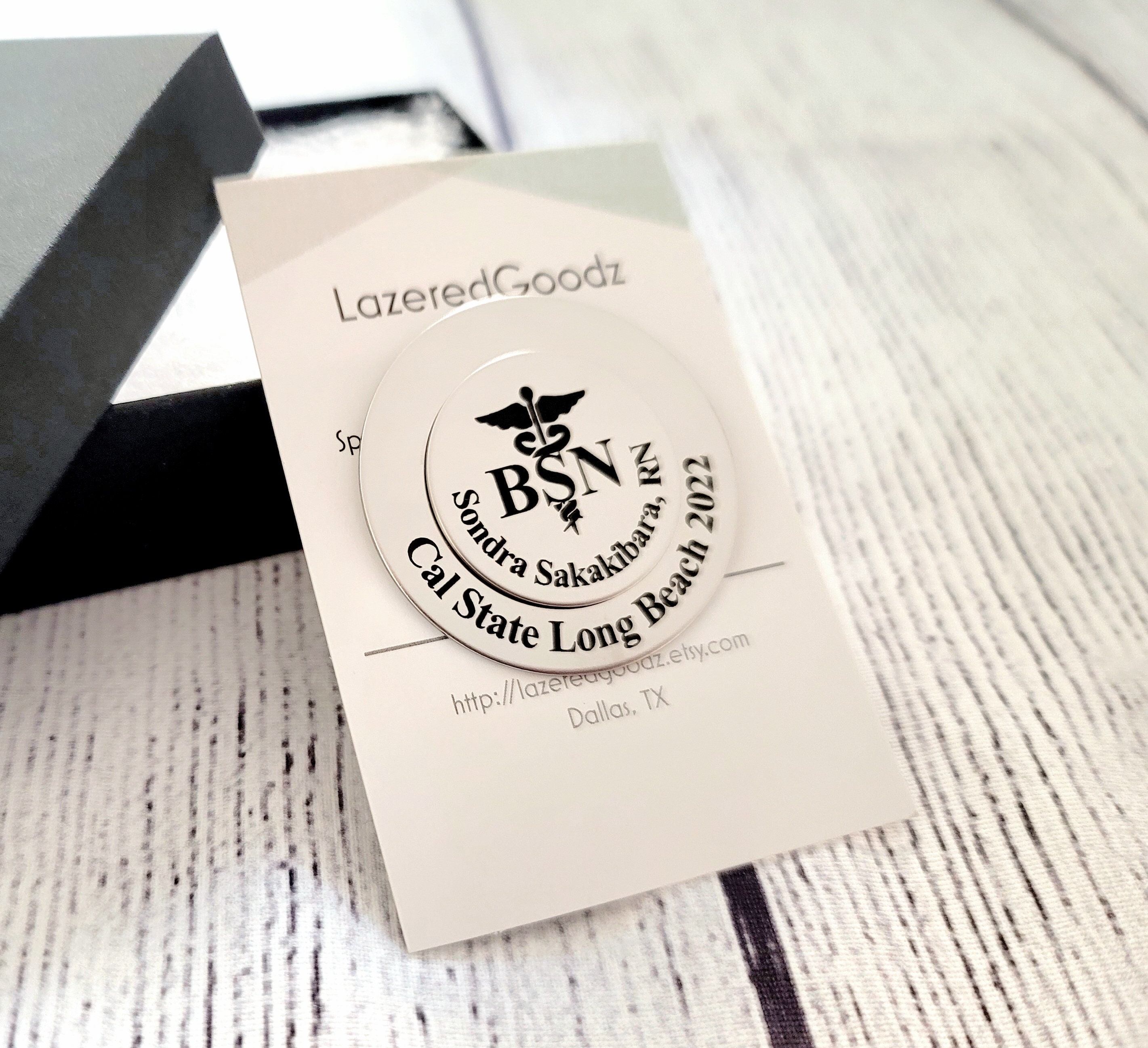 Engraved RN Pin Nurse Pin Nurse Pinning Ceremony Pinning - Etsy