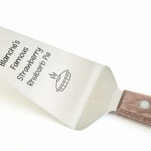 Custom Engraved Pie Spatula Custom Pie Server for Contest - Etsy