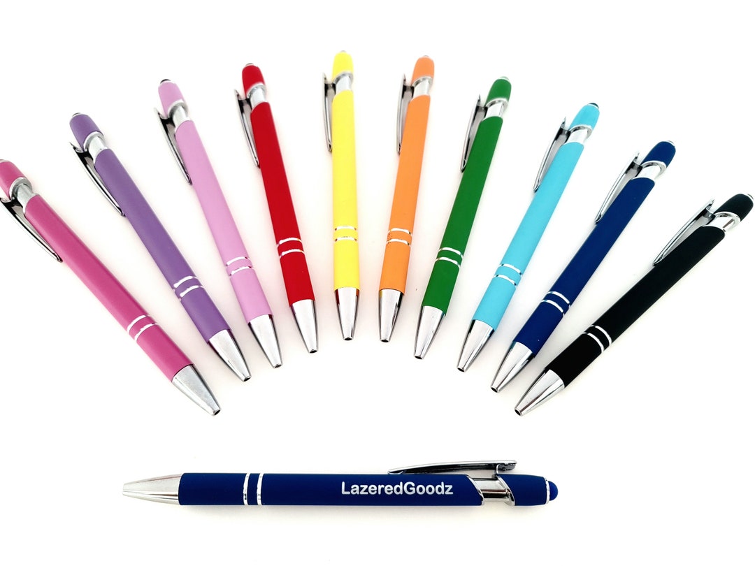 Personalized Pen With Stylus, Custom Laser Engraved Pen, Pens for Your ...