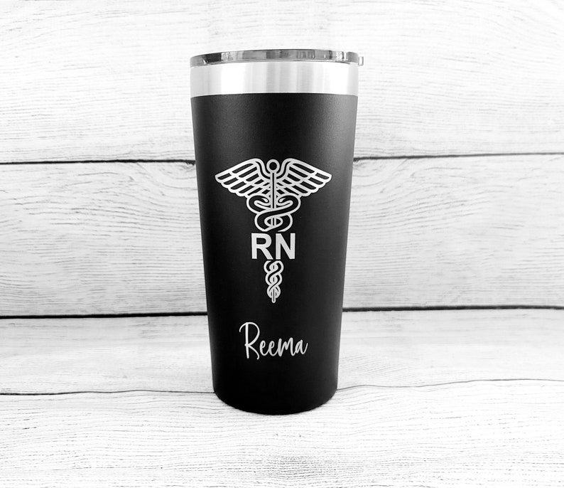 Personalized Medical Symbol Tumbler Custom Caduceus Tumbler - Etsy