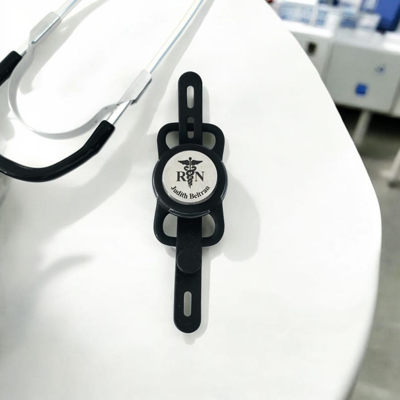 Personalized Stethoscope AirTag ID Tag - Custom Stethoscope Tag With ...