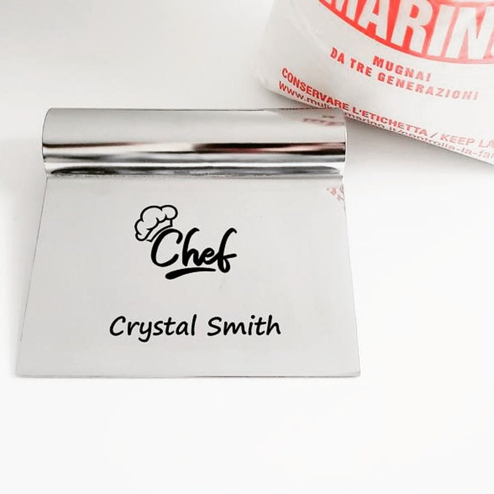 Personalized Chef Dough Cutter Custom Dough | Etsy