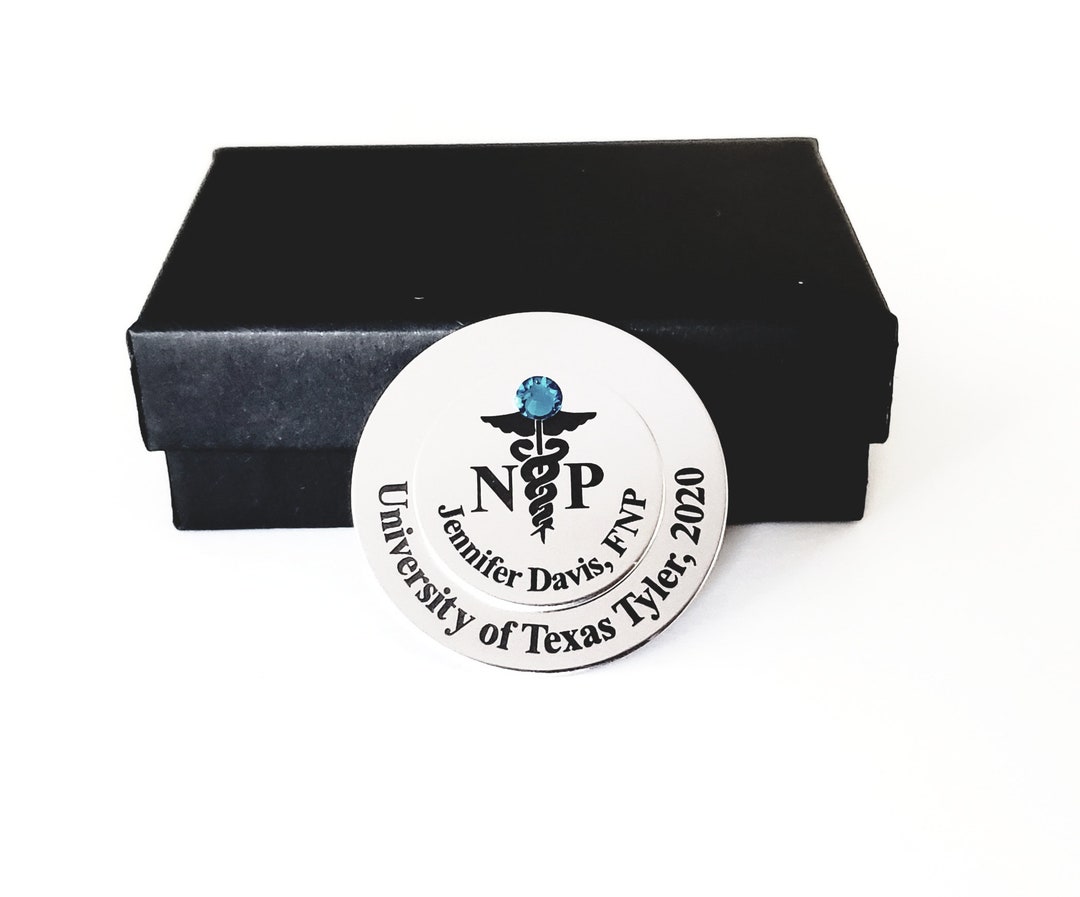Engraved NP Pin - Nurse Practitioner Pin - Nurse Pinning Ceremony ...