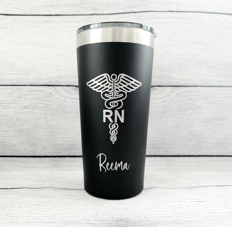 Personalized Medical Symbol Tumbler Custom Caduceus Tumbler - Etsy