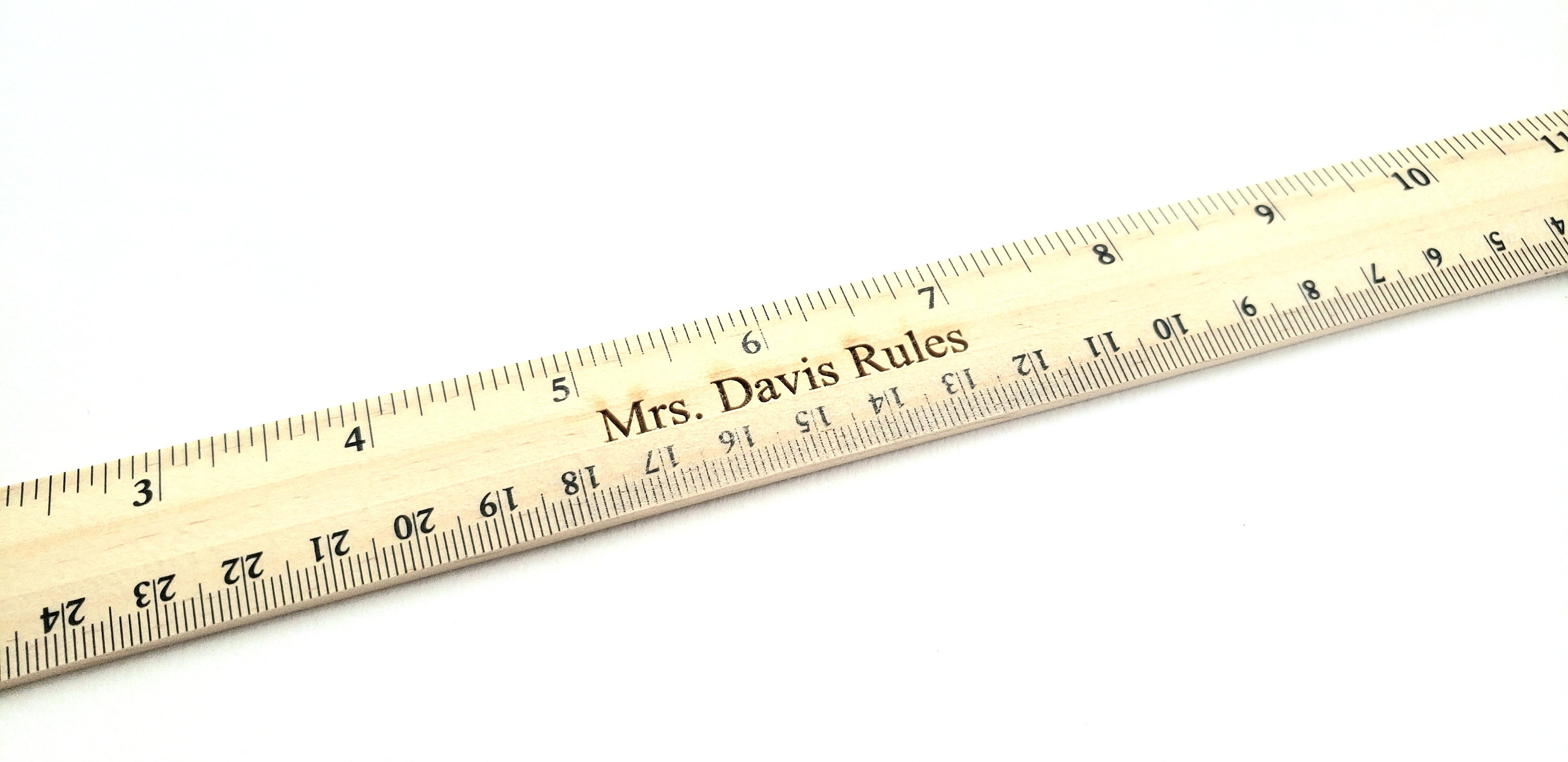 Custom Wood Ruler - Custom Teacher Gift - Custom Ruler - Ruler for ...