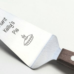 Custom Engraved Pie Spatula Custom Pie Server for Contest Personalized ...