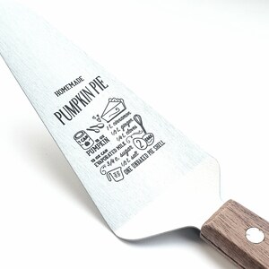 Pumpkin Pie - Spatula Gift - Pumpkin Pie Recipe Spatula - Pumpkin Pie ...