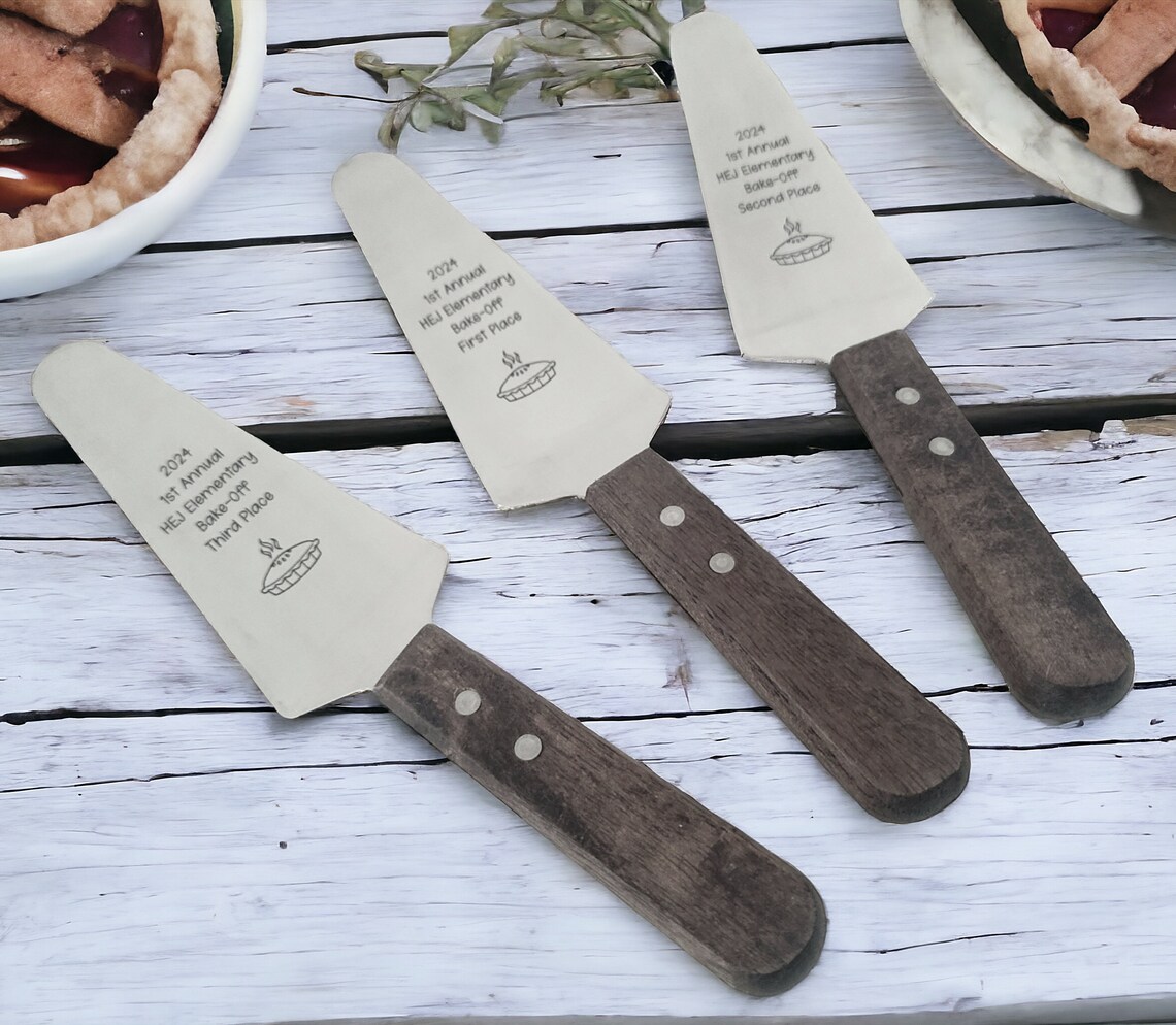 Set of Pie Contest Winner Spatulas - Pie Spatula Trio for Contest ...