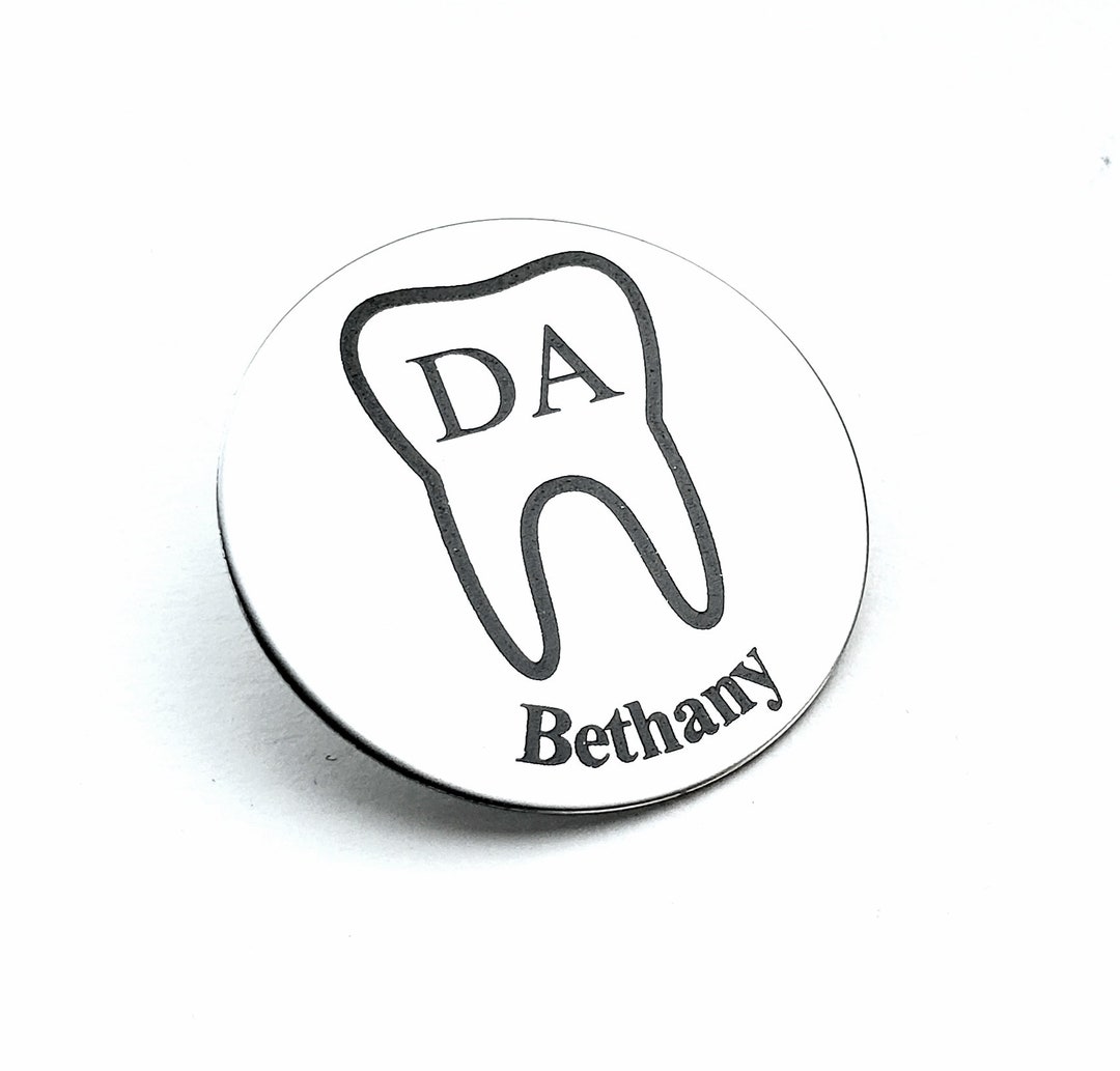 Custom Dental Pin - White Coat Pinning - DA Pin - DDS Pin - DH Pin ...