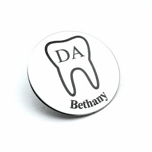 Custom Dental Pin - White Coat Pinning - DA Pin - DDS Pin - DH Pin ...