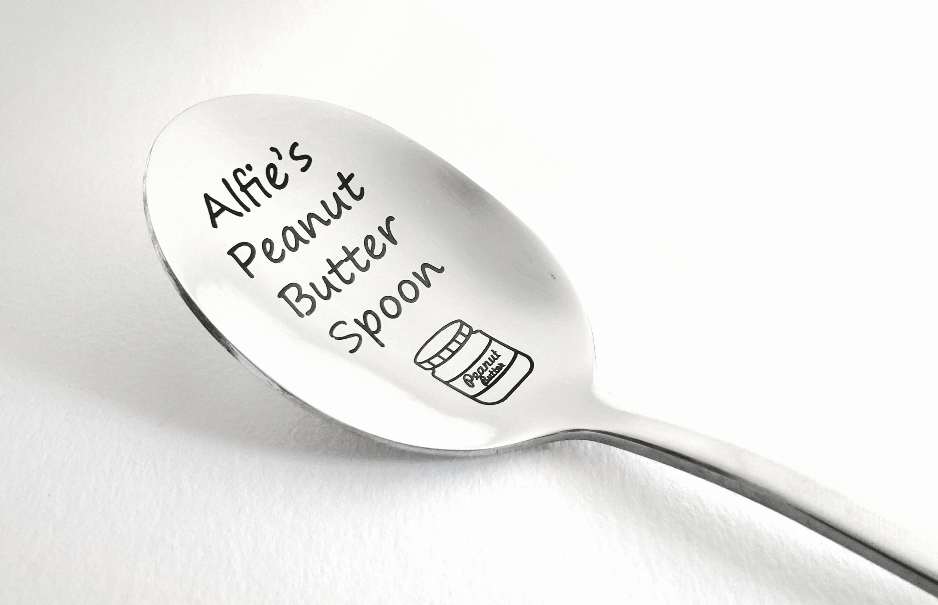 Personalized Peanut Butter Spoon Engraved Peanut Butter - Etsy