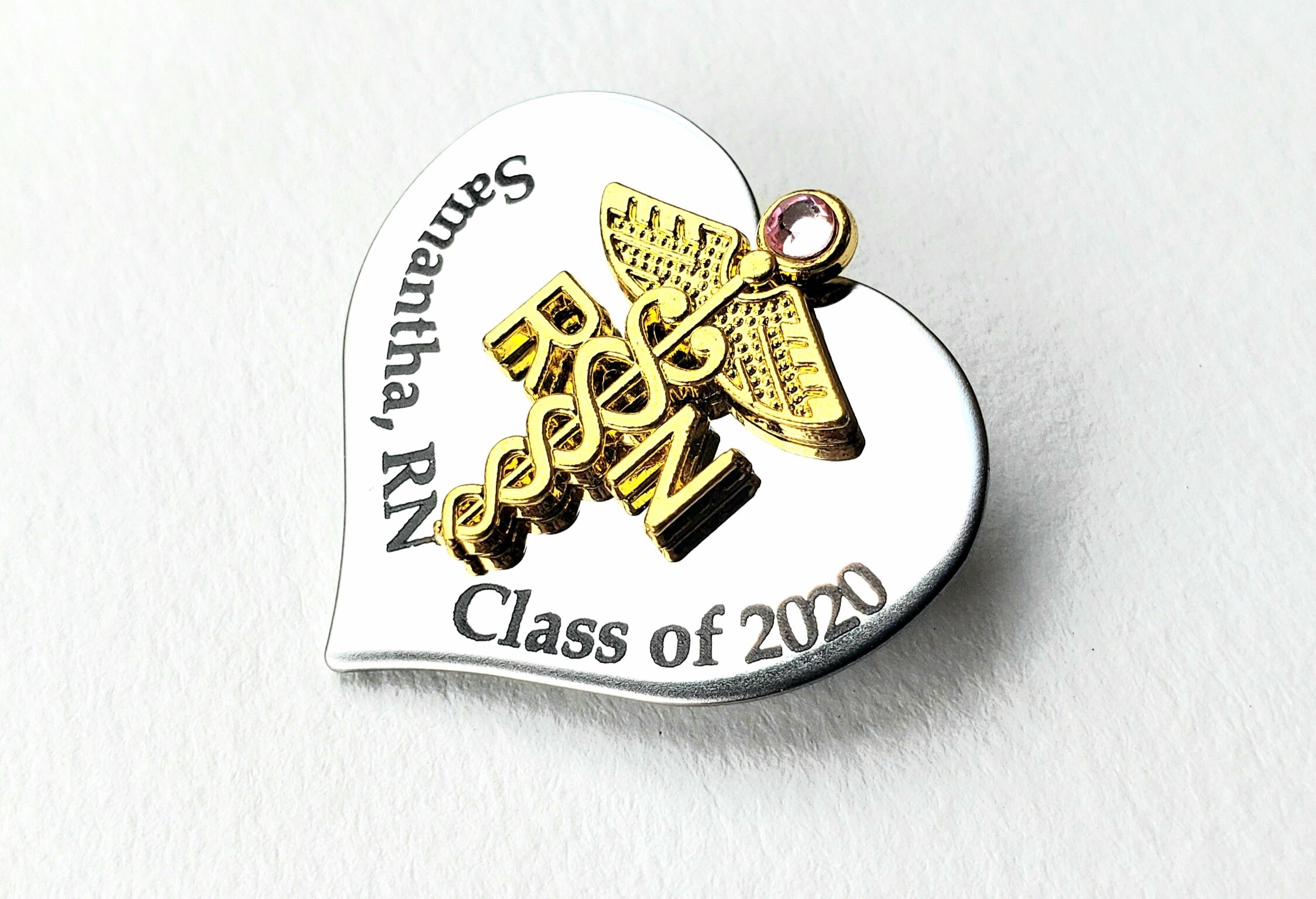 RN Heart Pin Nurse Graduation Pin RN Pin for Graduation | Etsy