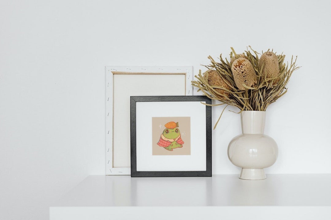 Gilbert the Frog Print | Digital Download | Whimsical Wall Art Print ...