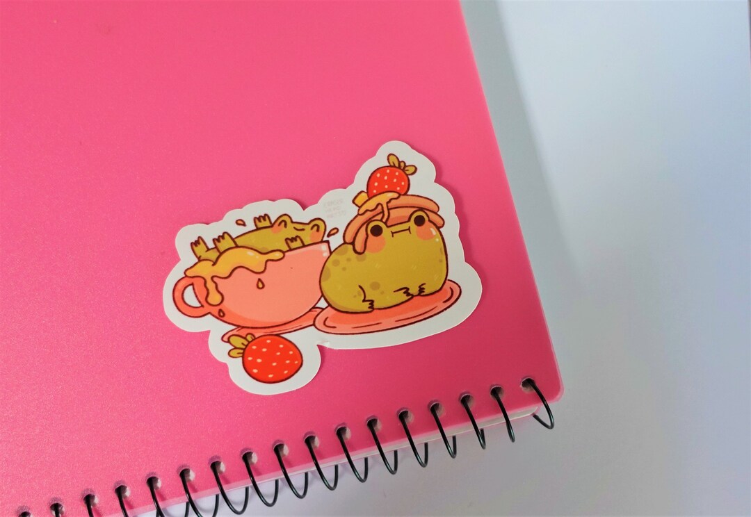 Goofy Frogs Vinyl Sticker | Waterproof Option | Cute Frog Sticker for ...