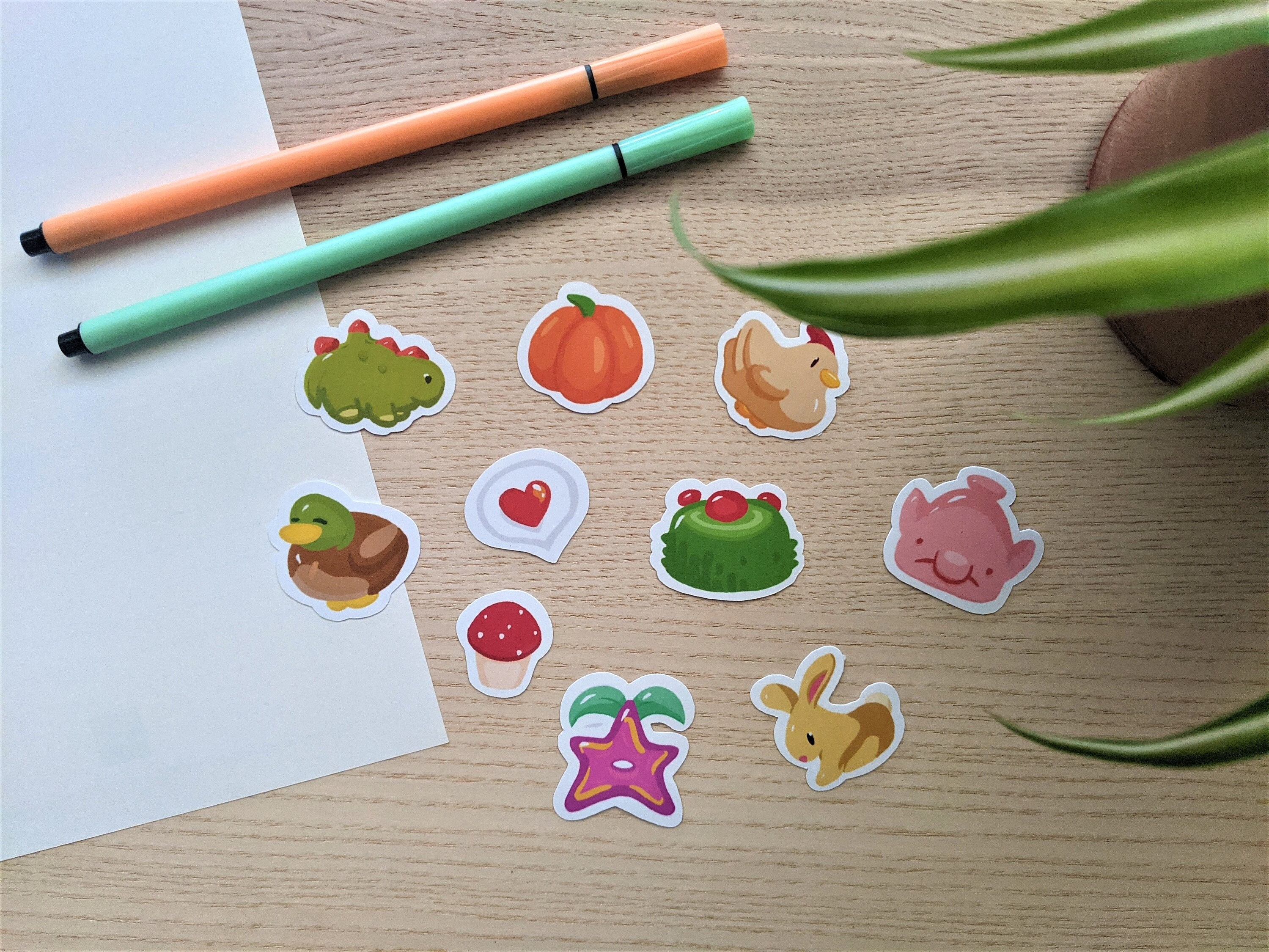 Stardew Valley Vinyl Sticker Bundle Waterproof Stickers - Etsy Australia