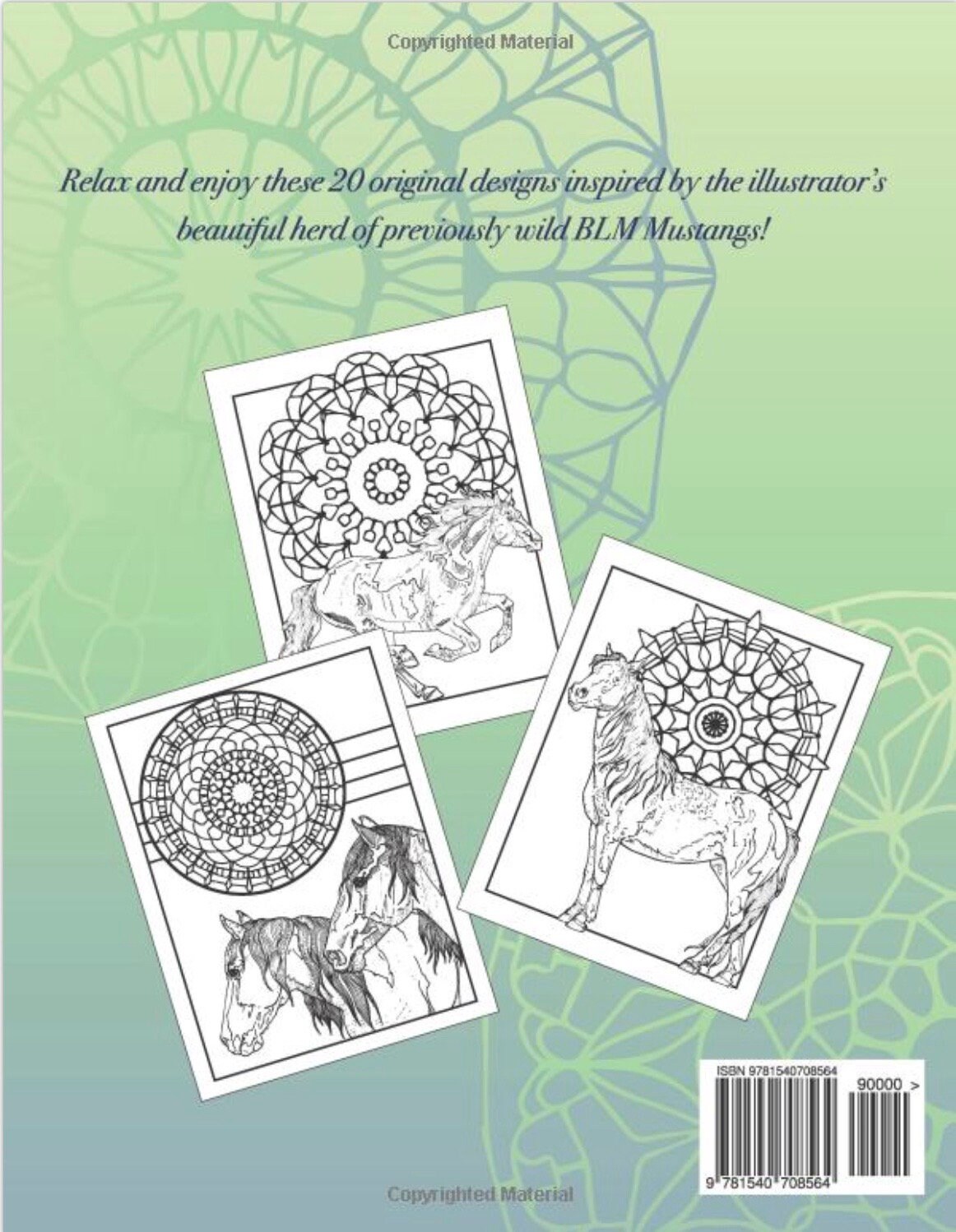 Coloring Book Digital Download - Mustangs and Mandalas - Printable - Etsy