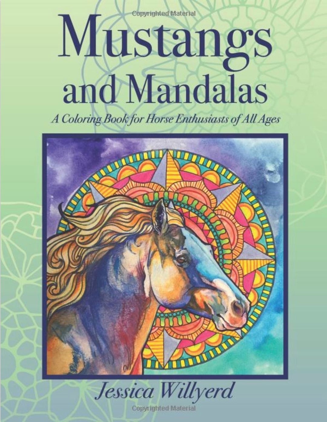Coloring Book Digital Download - Mustangs and Mandalas - Printable - Etsy