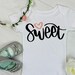 Cut File "sweet" Heart Hand-lettered SVG - Etsy