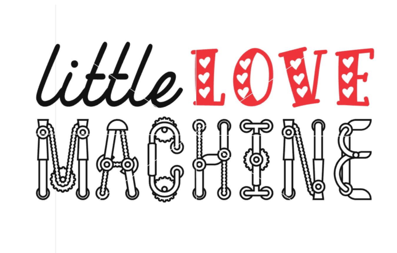 Cut File Little Love Machine Valentine SVG - Etsy