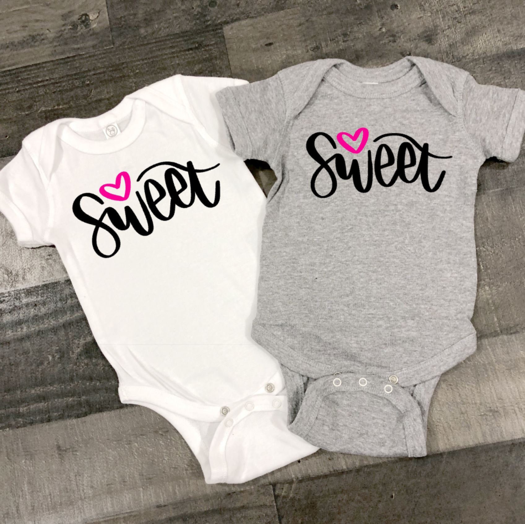 Cut File "sweet" Heart Hand-lettered SVG - Etsy