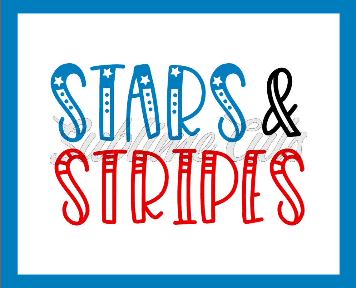Stars & Stripes Cut File/svg - Etsy