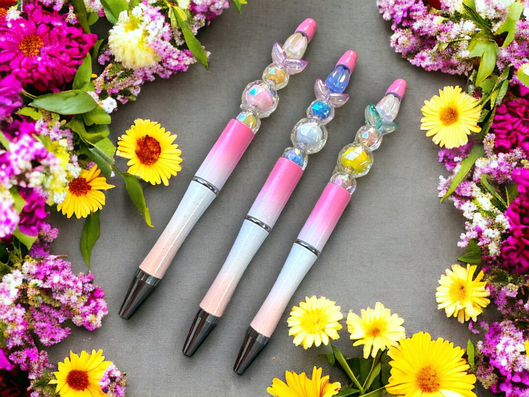Flower Tulip Beaded Pens - Etsy