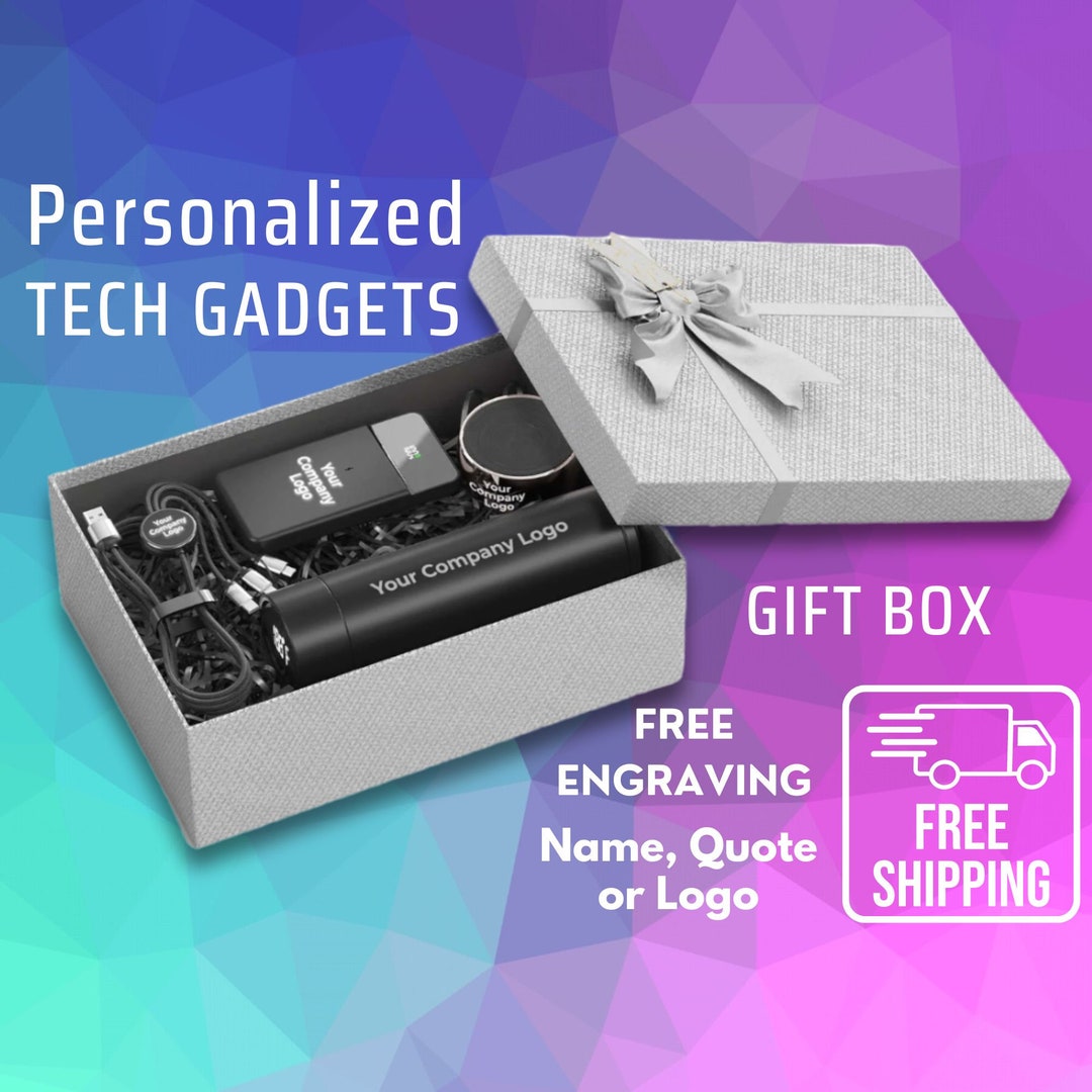 Corporate Logo Printed Customer Gift Box Apple and Samsung - Etsy