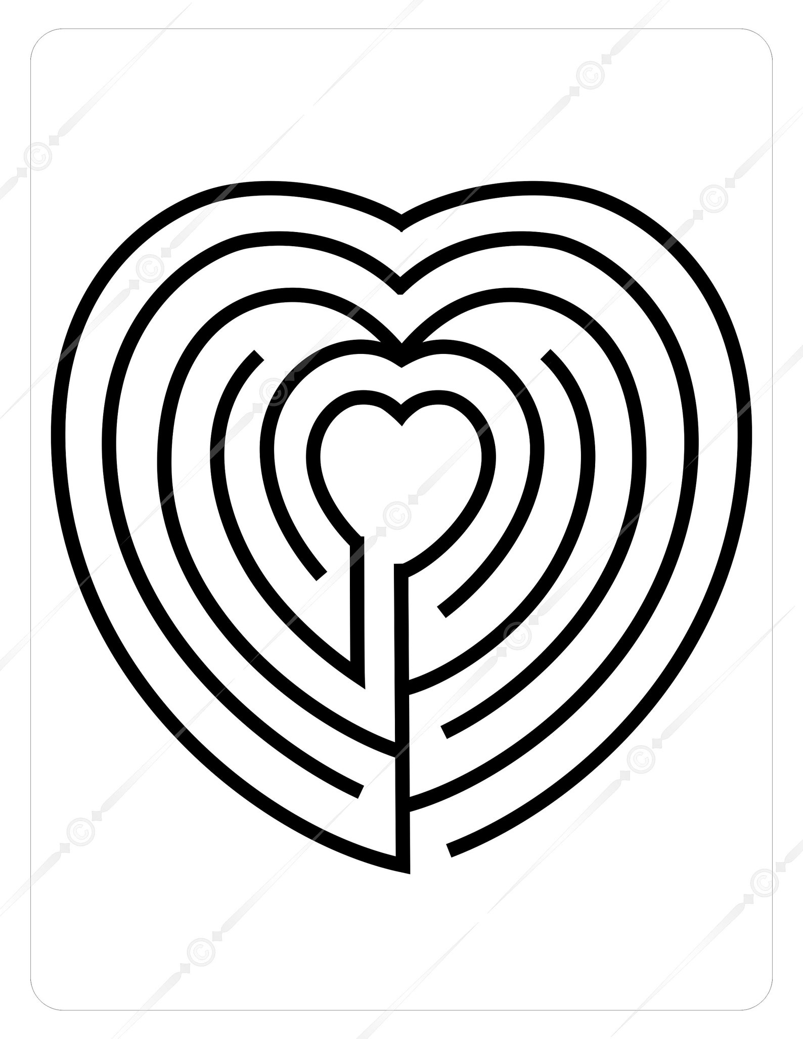 The Heart Finger Labyrinth Digital Download Packet - Etsy